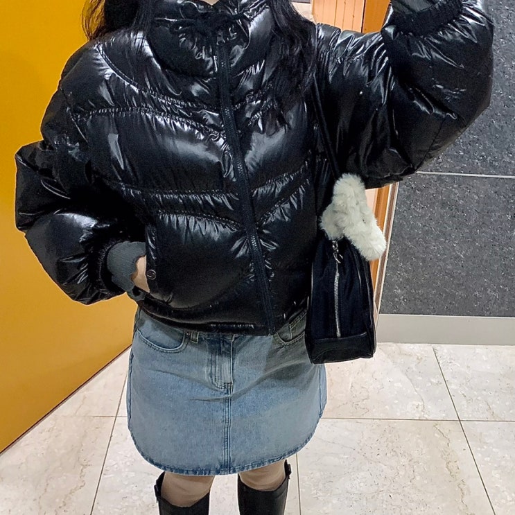 미스치프(MSCHF) 다운자켓 : ALIEN DOWN JACKET 미스치프패딩 착샷후기 : 네이버 블로그