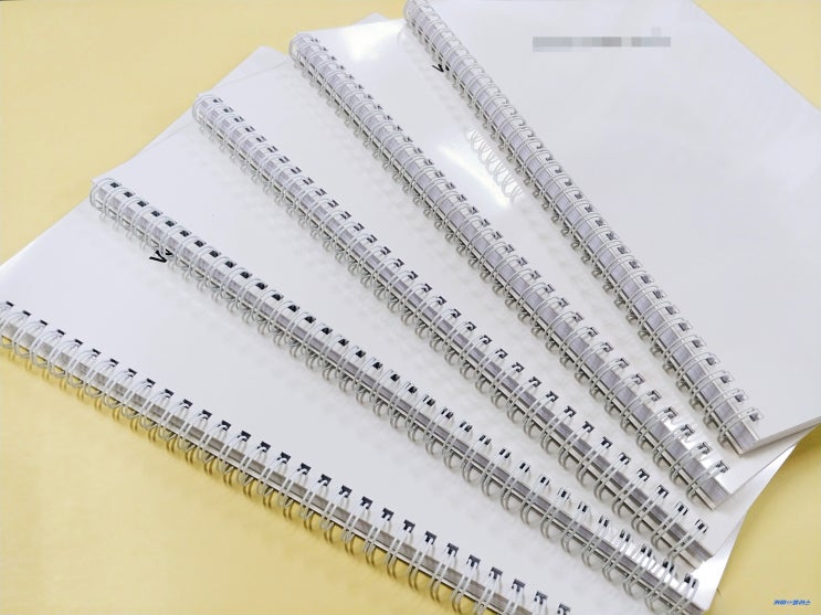 스프링 제본, 링 제본, 와이어 제본, 가산 제본, 구로 제본 : 네이버 블로그