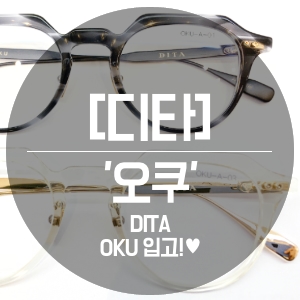 다각형 콤비 안경 디타 오쿠 입고! DITA OKU DTX419-A : 네이버 블로그