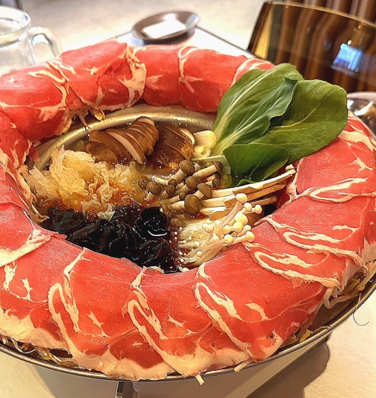 강남 양고기 프리미엄 다이닝 램브란트 선릉점 신메뉴인 램 샤브샤브 마라탕 좋아하는 제 입맛에 딱이었어요 네이버 블로그