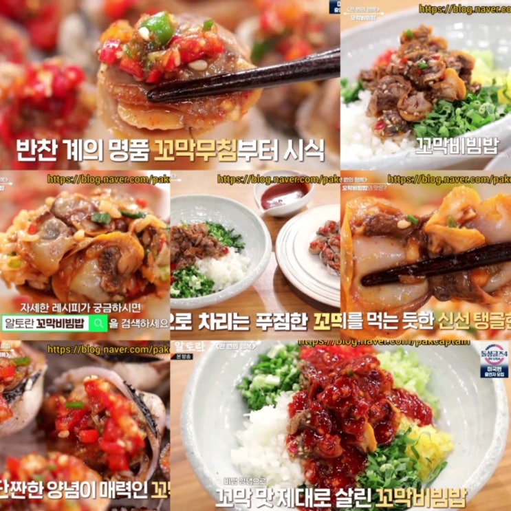 알토란 꼬막무침 양재중 꼬막비빔밥 꼬막해감법 꼬막삶는방법 네이버 블로그