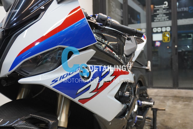 오토바이 세차 전문 CS디테일링 BMW 바이크 S1000RR M패키지 : 네이버 블로그