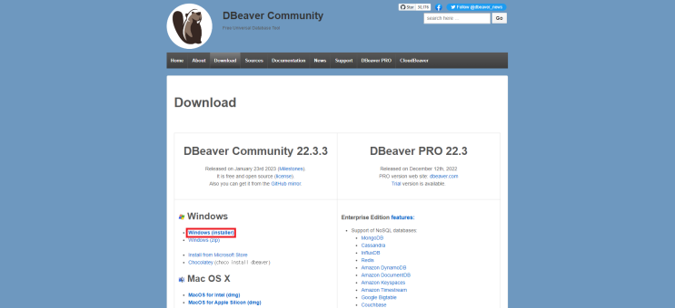 [DB 관리툴] Dbeaver 설치 및 사용법 : 네이버 블로그