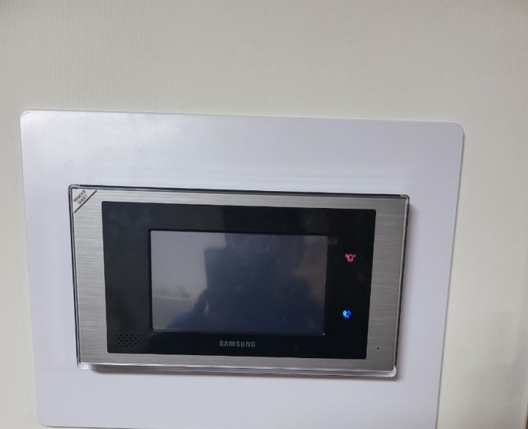 고양시 일산서구 일산 마을 일신건영 휴먼빌 1차 아파트 노후 인터폰 교체 삼성 비디오폰 SHT-3527 : 네이버 블로그