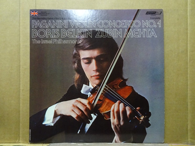 (예약) Boris Belkin, Zubin Mehta ‎– Paganini Violin Concerto No. 1 미국초반 ...