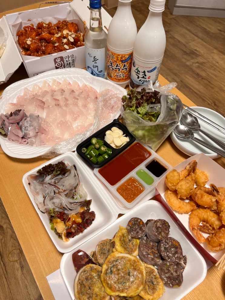 속초여행 속초중앙시장 맛집 만석닭강정새우아저씨술빵장터순대국 솔직후기 And 주차 할인 꿀팁 네이버 블로그