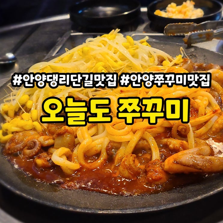 안양댕리단길맛집 오늘도쭈꾸미 안양쭈꾸미맛집 : 네이버 블로그