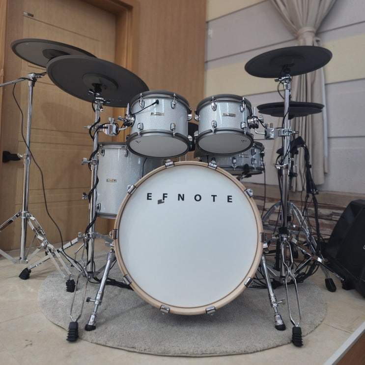 EFNOTE7 전자드럼, 강화 하늘중앙교회 설치 후기 : 네이버 블로그