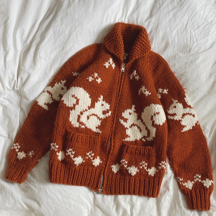 Squirrel cardigan (cowichan) : 네이버 블로그