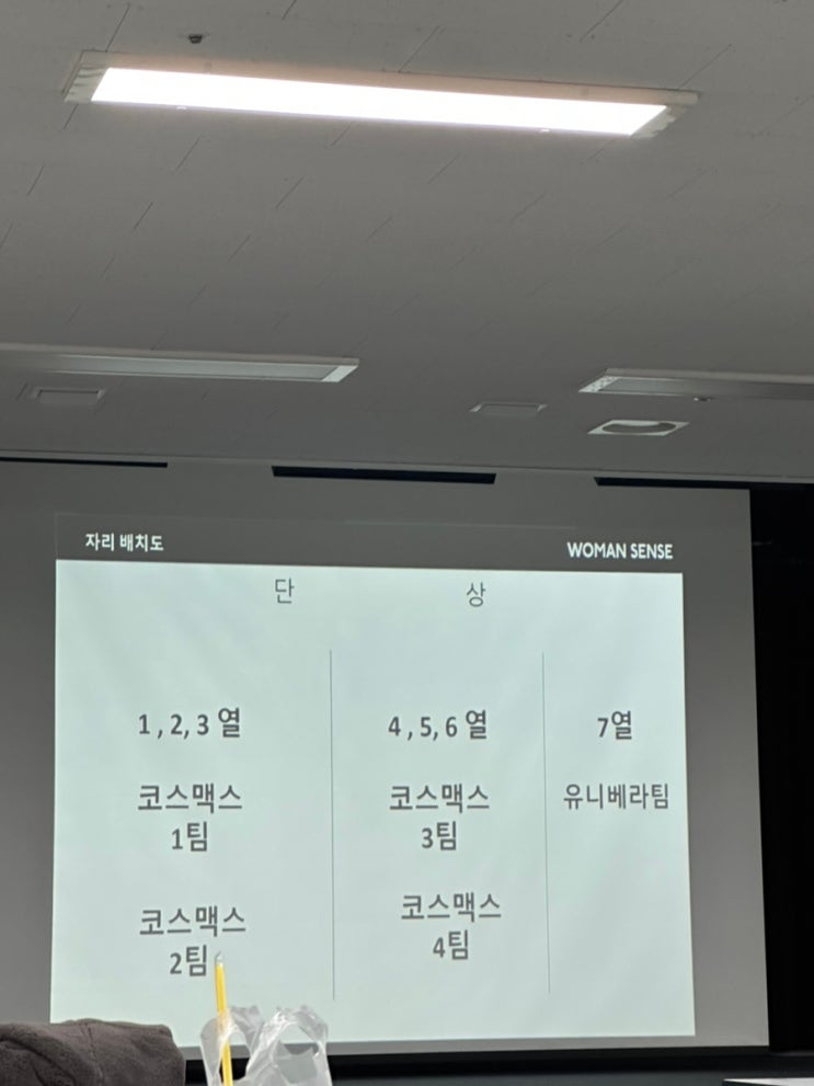 우먼센스 뷰티 대기업기획자and마케터 인재 양성 프로젝트 4기 1주 차 활동 후기프로젝트 안내 및 취업 특강 팀 활동 Feat