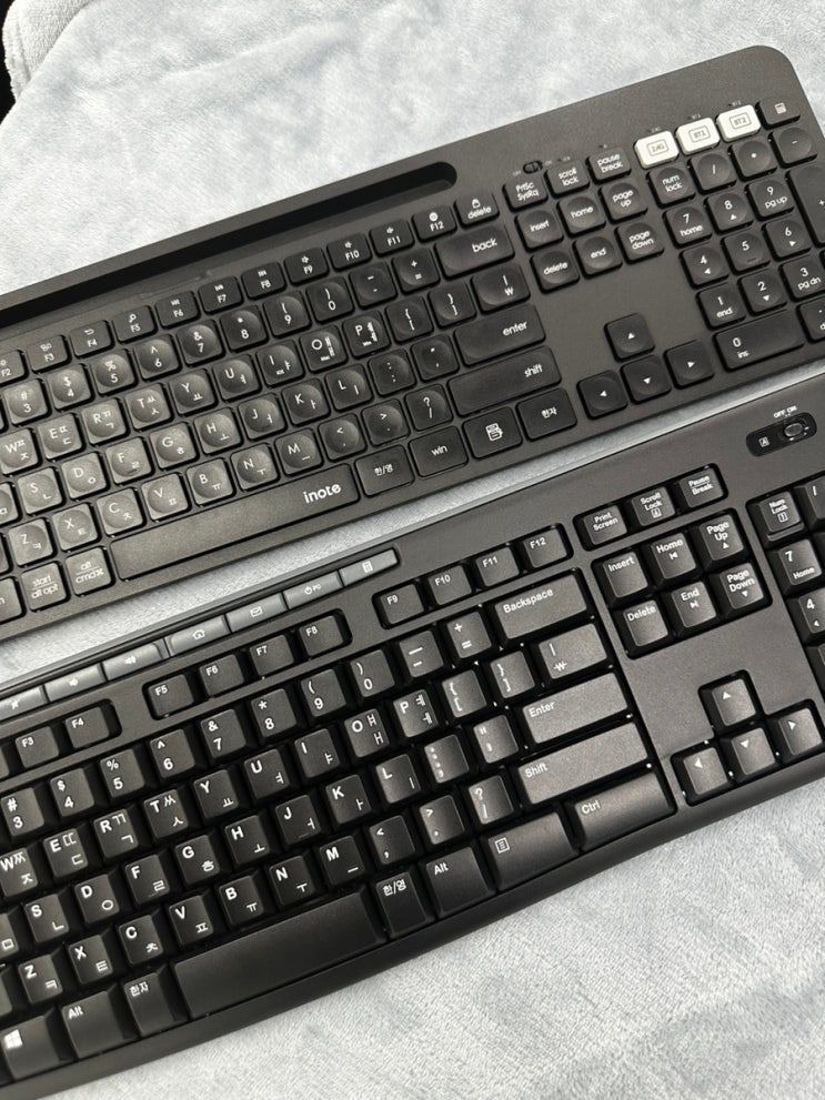 [내돈내산]회사에서 몰래 카톡하려고 산 블루투스 키보드 후기 (아이노트 K608RB) : 네이버 블로그