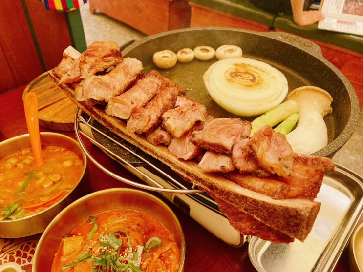 입에서 살살 녹는 수비드 우대갈비 레트로 감성 넘치는 발산맛집 ‘방이옥 마곡점 네이버 블로그