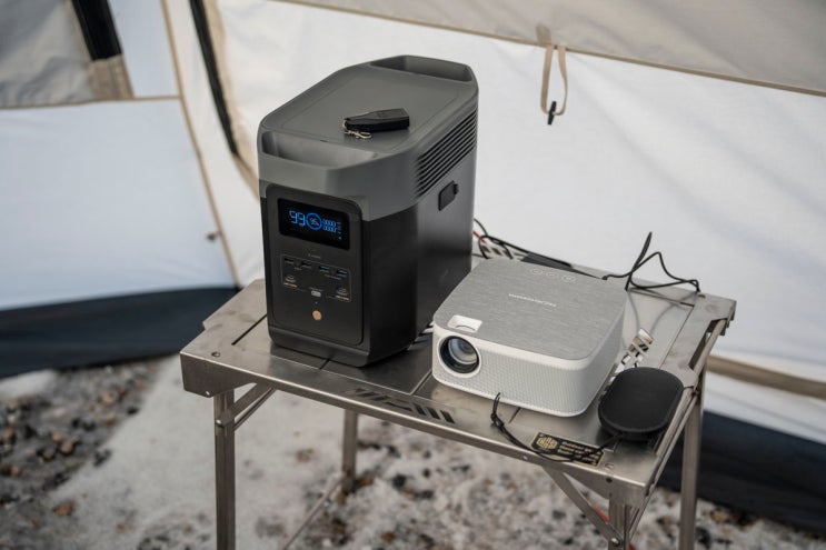 캠핑배터리, 인산철배터리 파워뱅크 에코플로우 델타2 정말 좋네! : 네이버 블로그