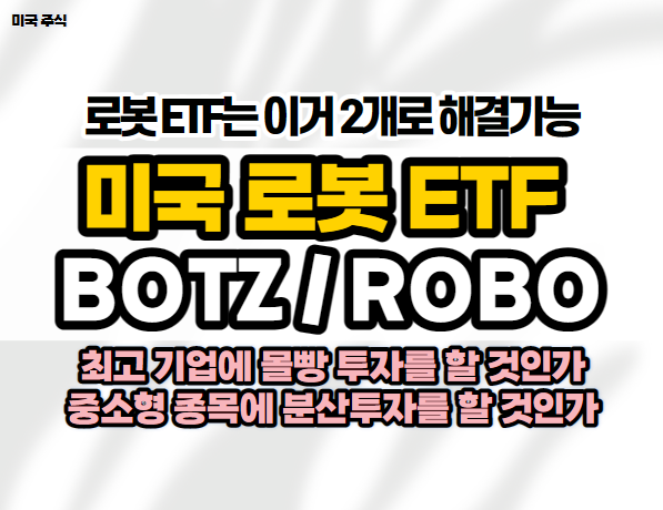 미국 로봇 ETF 미국 로봇 관련주 소개 BOTZ ROBO : 네이버 블로그