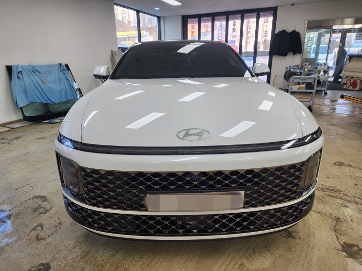 신형 그랜저 GN7 PPF 라이트 패키지 + B필러 C필러 시공 추천 : 네이버 블로그