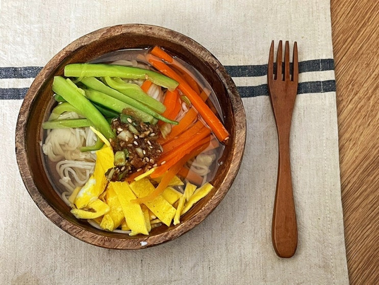 한 그릇 뚝딱 유아식 추천 가족과 함께 먹는 아기 잔치국수 만드는 법 네이버 블로그