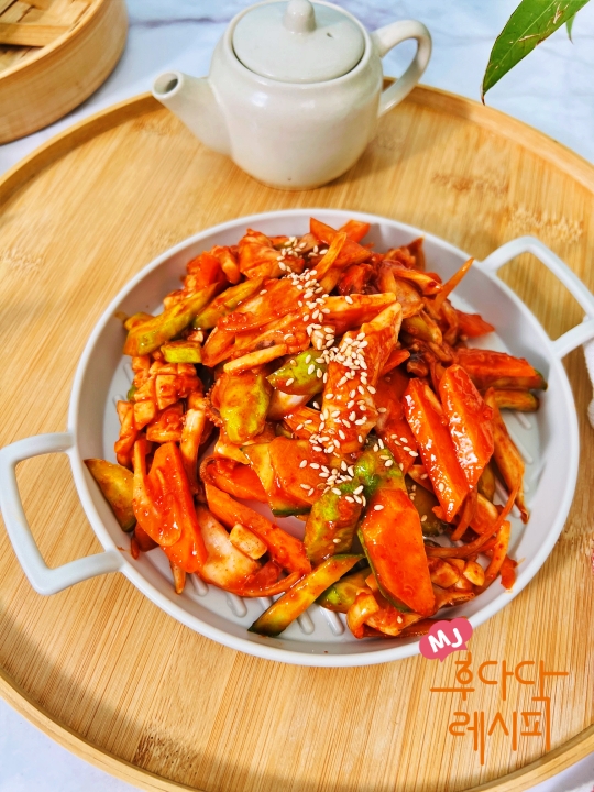 오징어초무침 레시피 오징어무침 오이 오징어초무침 네이버 블로그