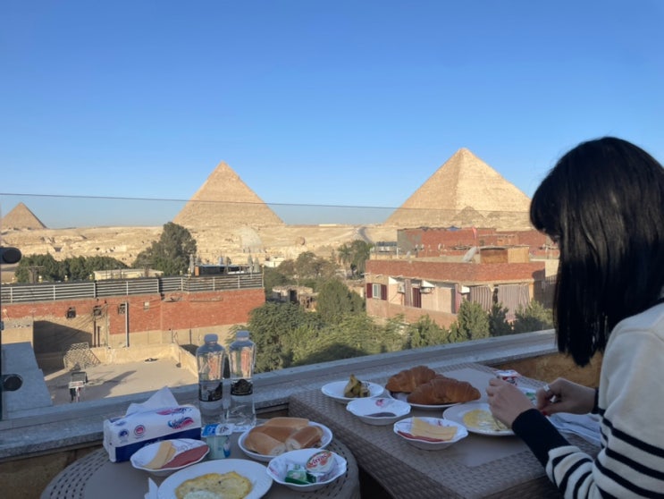 [이집트여행] 카이로 피라미드뷰 기자 숙소, 라이프 피라미드 인(Life Pyramids Inn) !!추천!! : 네이버 블로그