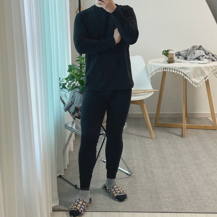 유니클로 히트텍 남자 내복 상의 하의 레깅스 가격 사이즈 네이버 블로그