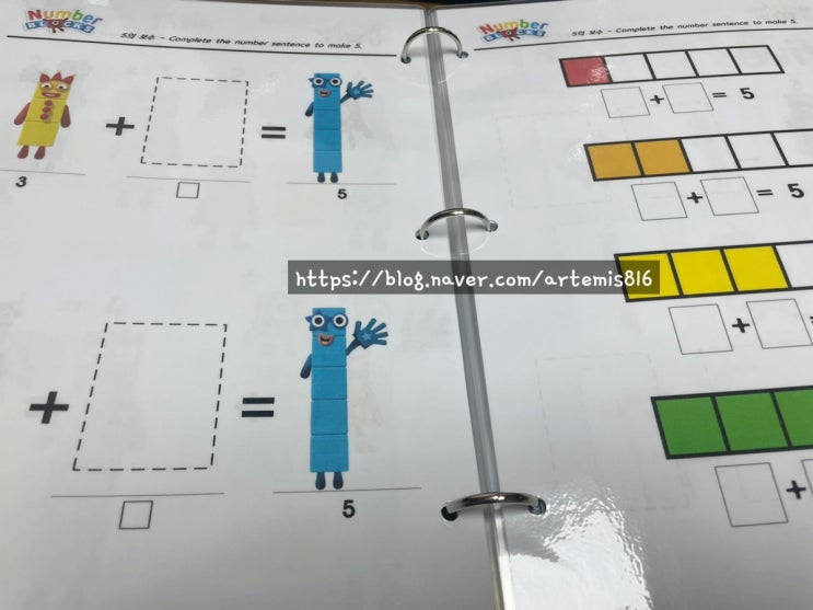 [ 넘버블럭스 Numberblocks ] Seoson1 Red level. Numbers up to 5 / 유아 수학 / 영상 ...