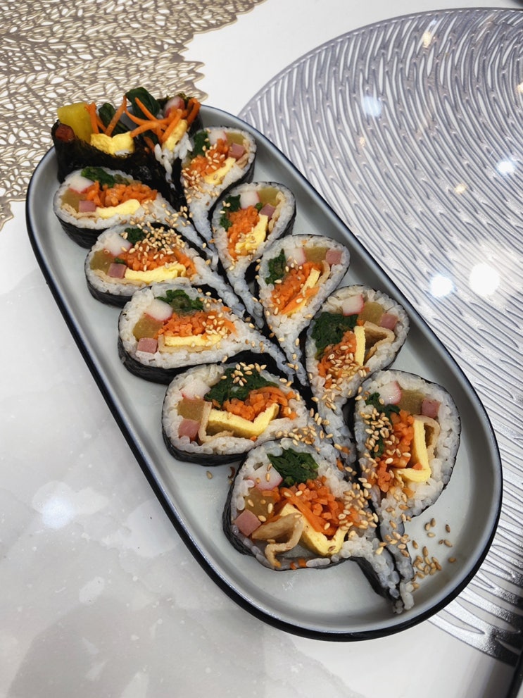 장성 김밥 맛집 분식점 ‘사랑한줄 네이버 블로그