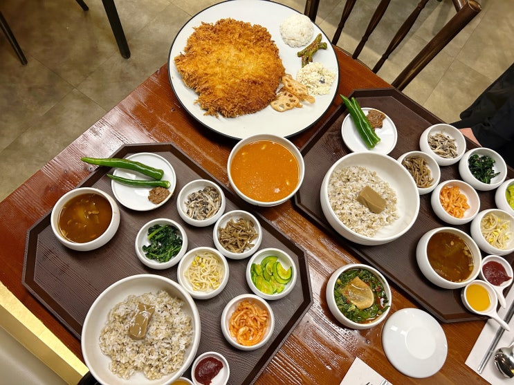 서울 광화문역밥집 이스트빌리지서울 광화문점 보리밥정식과 옛날돈까스 최고 네이버 블로그