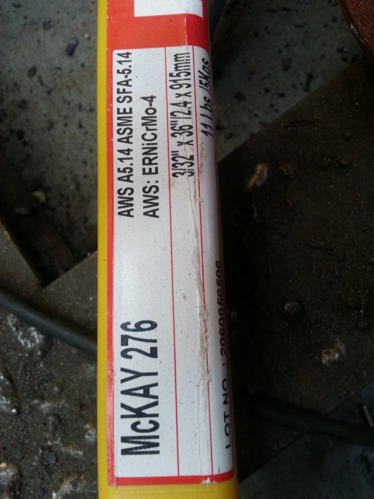 하스텔로이(HASTELLOY) C276 용접[309L + ERNiCrMo-4) : 네이버 블로그