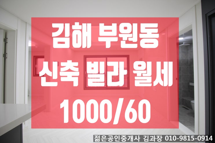 김해빌라부원동 신축빌라 거실1 방2개 가전 풀옵션 화이트톤 너무 예쁜집 김해 Lh전문 중개사 네이버 블로그