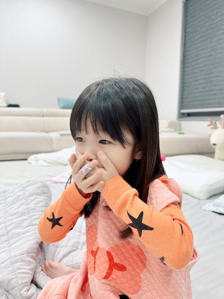 아기 마른 기침 밤에 잘 때 도움 받은 호일밴드 네이버 블로그