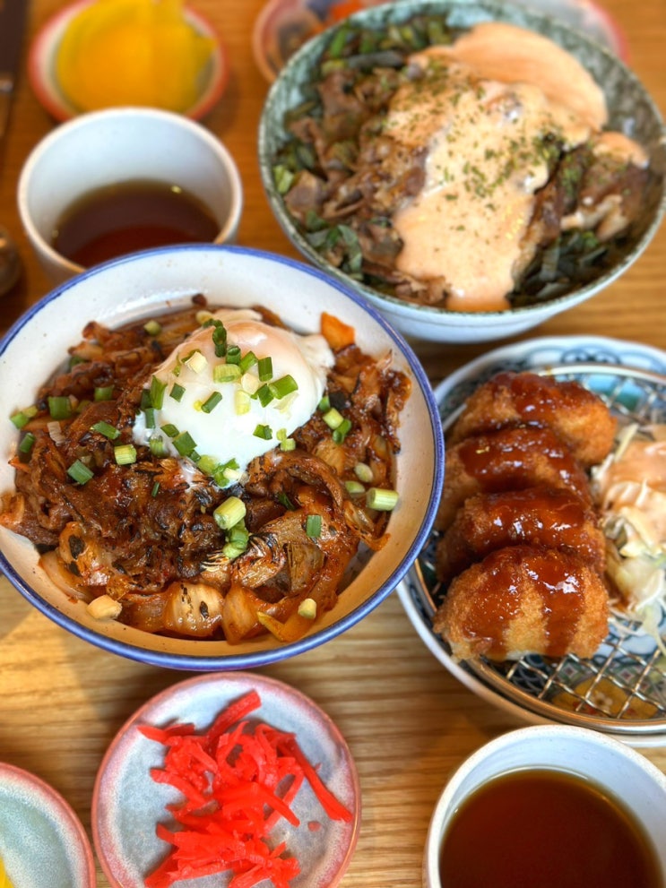 동경규동 반포점 신논현덮밥맛집한식일식밥집점심식사강남맛집메뉴추천반포맛집소개서초혼밥 명란마요 샐러드고로케