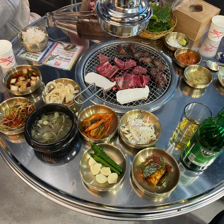 동탄호수공원 고기집 해운대연탄생갈비 한우맛집 추천 네이버 블로그