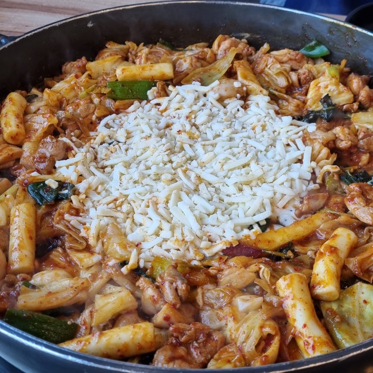 물왕저수지 맛집 시흥 목감 맛집 산모롱이닭갈비 호수뷰 치즈닭갈비 막국수 네이버 블로그
