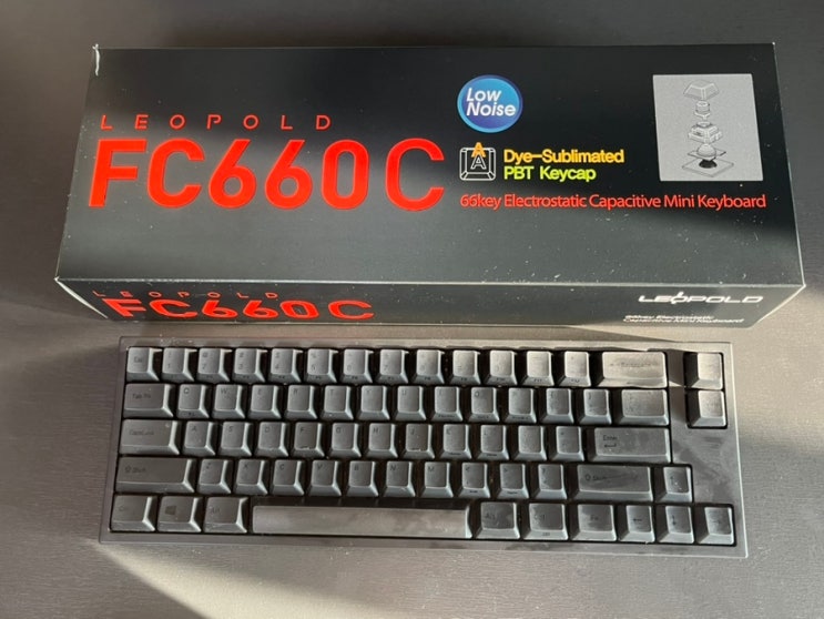 저소음 무접점 키보드 추천 레오폴드 FC660C 사용후기 : 네이버 블로그