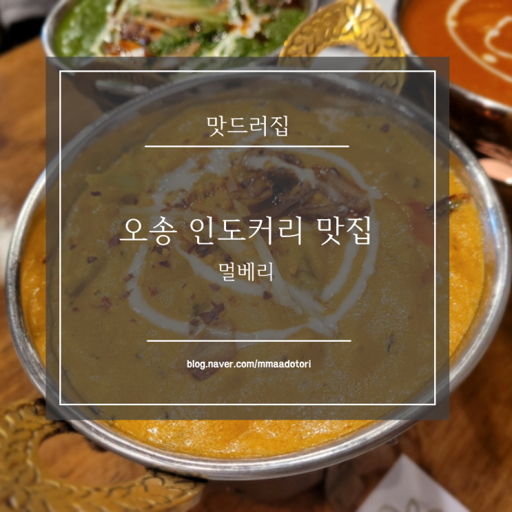 오송 오송역 점심메뉴 추천 오송 맛집 인도커리 인도음식 전문점 멀베리 네이버 블로그