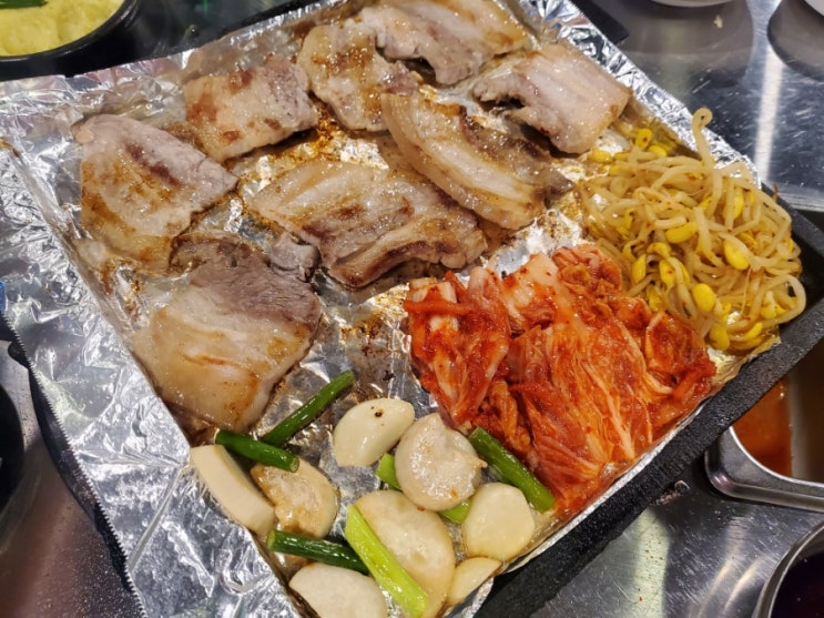 협찬×청주 비하동 하복대 핫플웨이팅은기본끝까지 정말 맛있게먹고온 추억의냉삼and시오야끼 삼겹살 전문점 맛집 청정돼지 본점