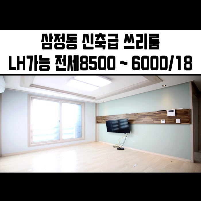 김해 Lh전세 가능한 신축급 쓰리룸 삼정동 풀옵션 신혼부부 청년 추천 방2개 거실넓은 투룸 원룸 임대 Lh 전문 부동산