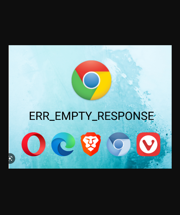 웹브라우저 사용 중 "ERR_EMPTY_RESPONSE" 오류. : 네이버 블로그