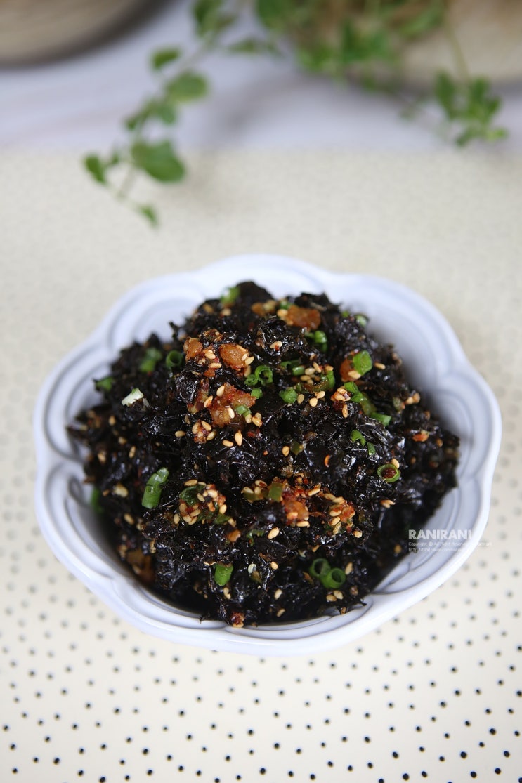 곱창김무침 구운김 양념장 넣고 밥도둑 마른 김무침 만드는법 네이버 블로그