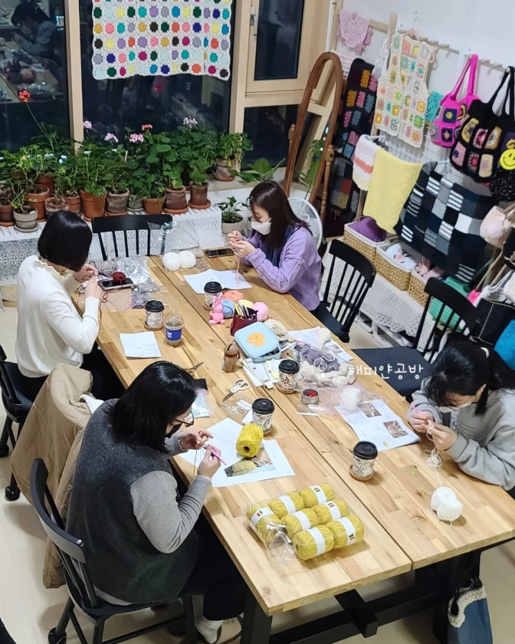 코바늘인형 코바늘소품 곰인형 부엉이인형 자격증 민간자격증 창업 뜨개공방 평생취미 대바늘 저녁반 직장인반 공방 클래스 수업 강동구