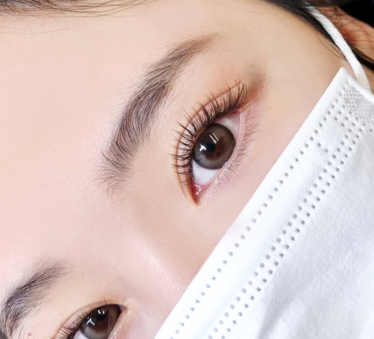 건대속눈썹연장 라보떼래쉬 자연스러운 컬앤연장 블랙브라운으로 2월 봄 준비하기 네이버 블로그