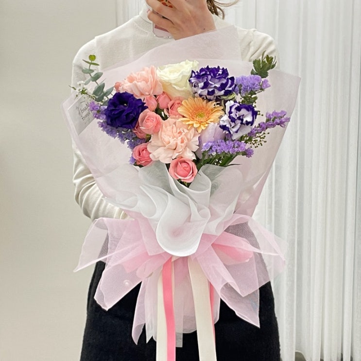 청주꽃집 청대꽃집 청주대꽃집 우암동꽃집 마젤플라워스튜디오 임신축하 꽃다발 꽃배달 보내들렸어요 💜 네이버 블로그