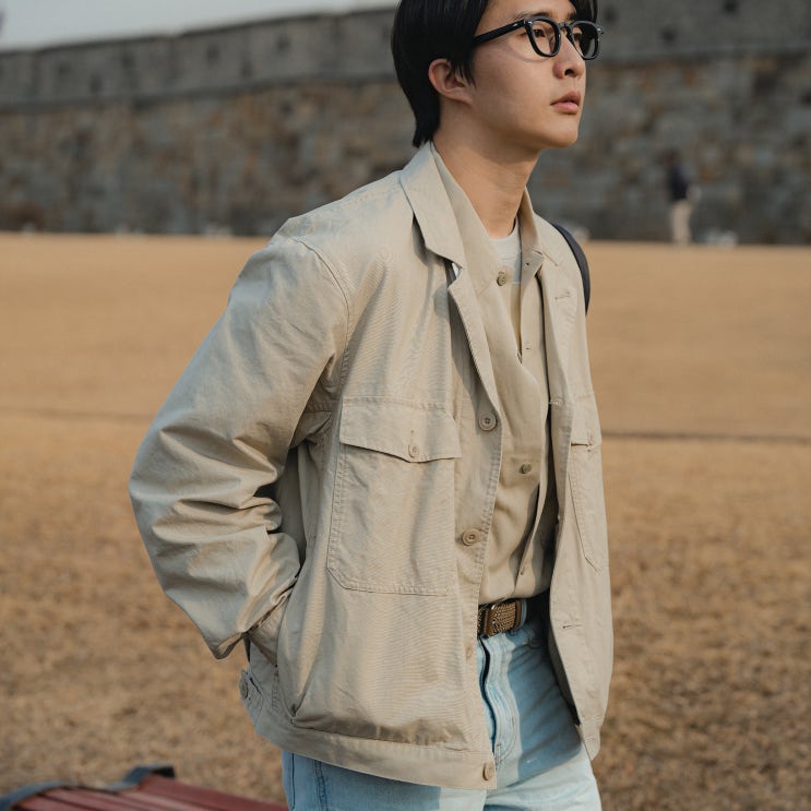 유니클로 U 23SS 후기 및 추천아이템 (쇼트 재킷, 워크셔츠, 레귤러피트진) : 네이버 블로그