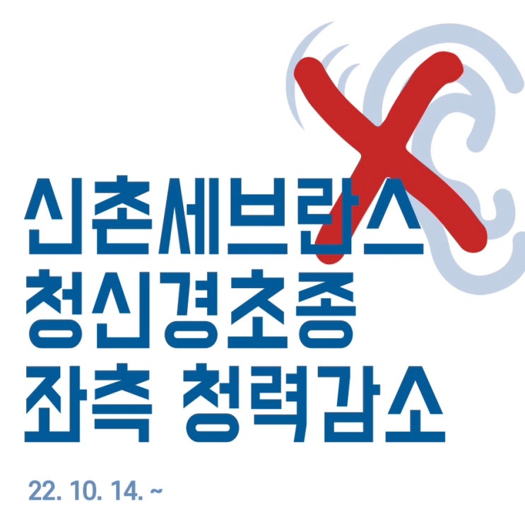 연세 세브란스 청신경 초종이비인후과 문인석 교수님 네이버 블로그