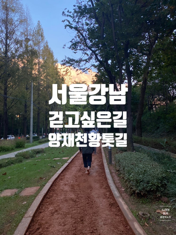 양재천 황토길 맨발 황톳길 걷기 위치 이용안내 네이버 블로그