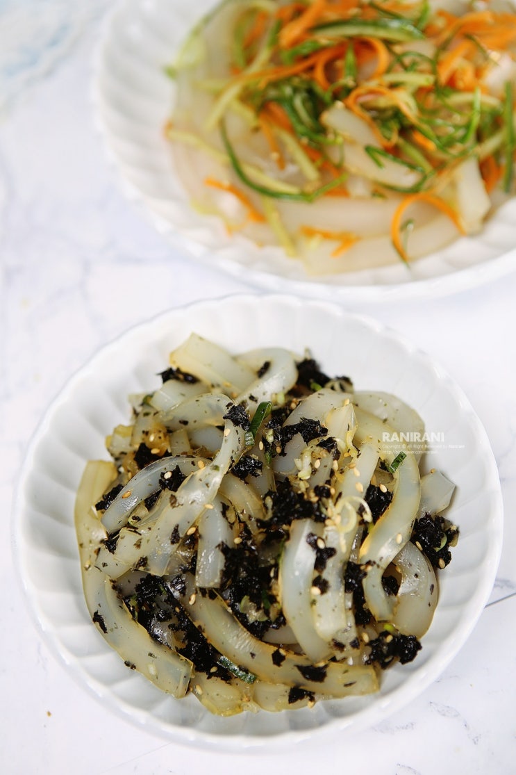 칼로리 낮은 음식 묵요리 청포묵무침 동부묵무침 청포묵김무침 묵무침 네이버 블로그