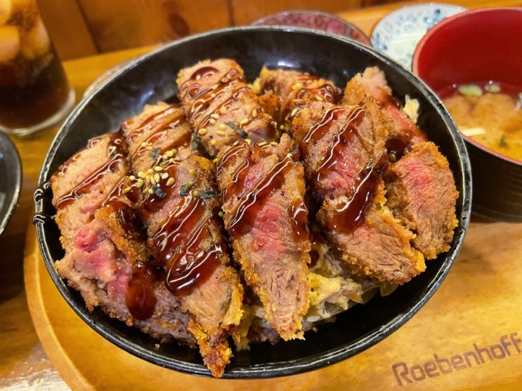 홍대 연남동 온정 규카츠 덮밥 And 사케동 연남동 맛집 추천 네이버 블로그