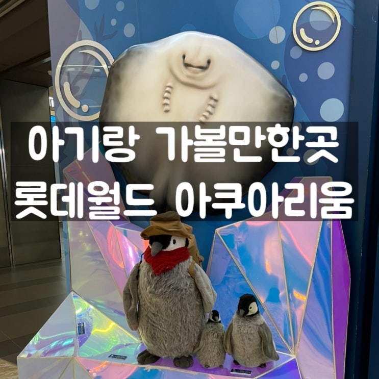 롯데월드 아쿠아리움 두돌 아기랑 두 시간 놀다 나왔어요 네이버 블로그