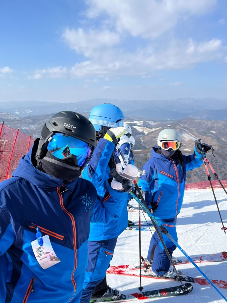 스키장에서 일주살이⛷️ 알펜시아 용평스키장 셔틀 오션700 사우나♨️ 레벨 원 자격증 취득 네이버 블로그