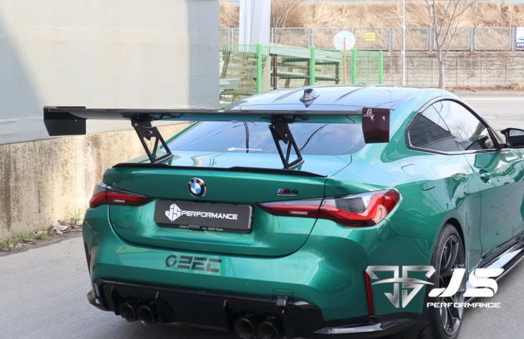 [광주 JS퍼포먼스] BMW G82 M4 전용 APR GT250 리어윙 장착, M4 CSL 옐로우DRL 데이라이트 컬러변경 ...