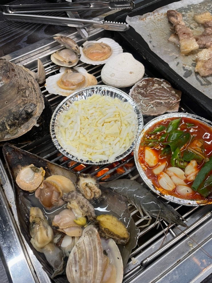 오창 맛집 오창조개구이무한리필 조개정석 조개구이에 고기까지 네이버 블로그